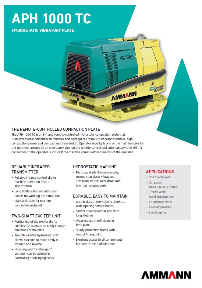 AMMANN Light Equipment - Pavemac
